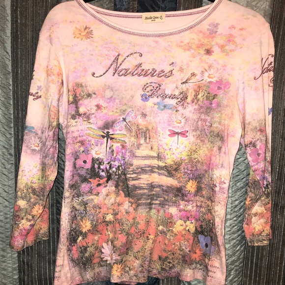 Studio Gem Q. | Tops | Womens Ladies Top Studio Gem Q Gorgeous Pink ...